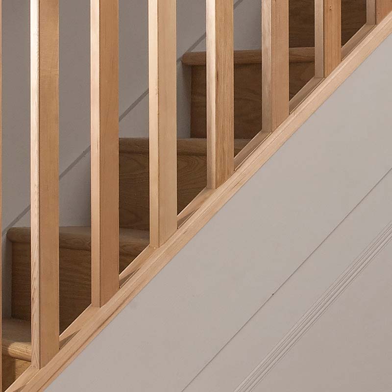 Cheshire Mouldings Benchmark (41mm spindle) Baserail in Oak , Hemlock ...