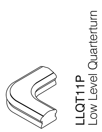 Cheshire Mouldings Benchmark Low Profile Level Quarter Turn in Pine
